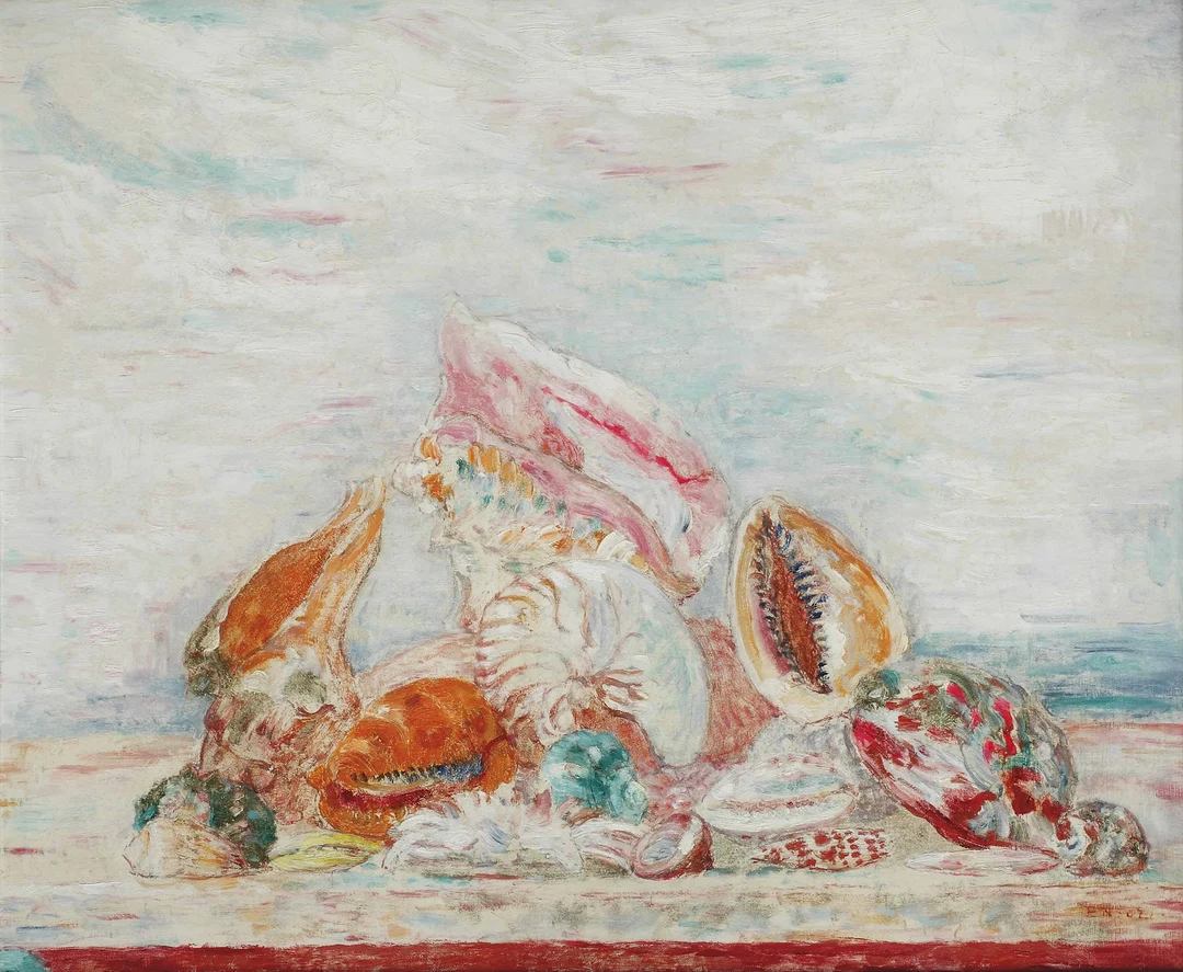 James Ensor - Coquillages (Seashells) (1933) | Scrolller