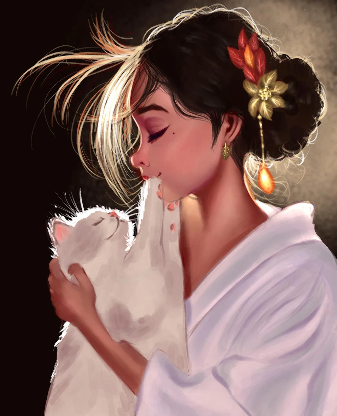 Blissful Moment, Me, Procreate, 2022 | Scrolller