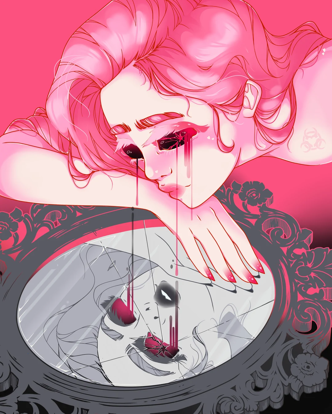 Discover more like Art: Cracked mirror, Me, Procreate, 2022 and Related Content | Scrolller