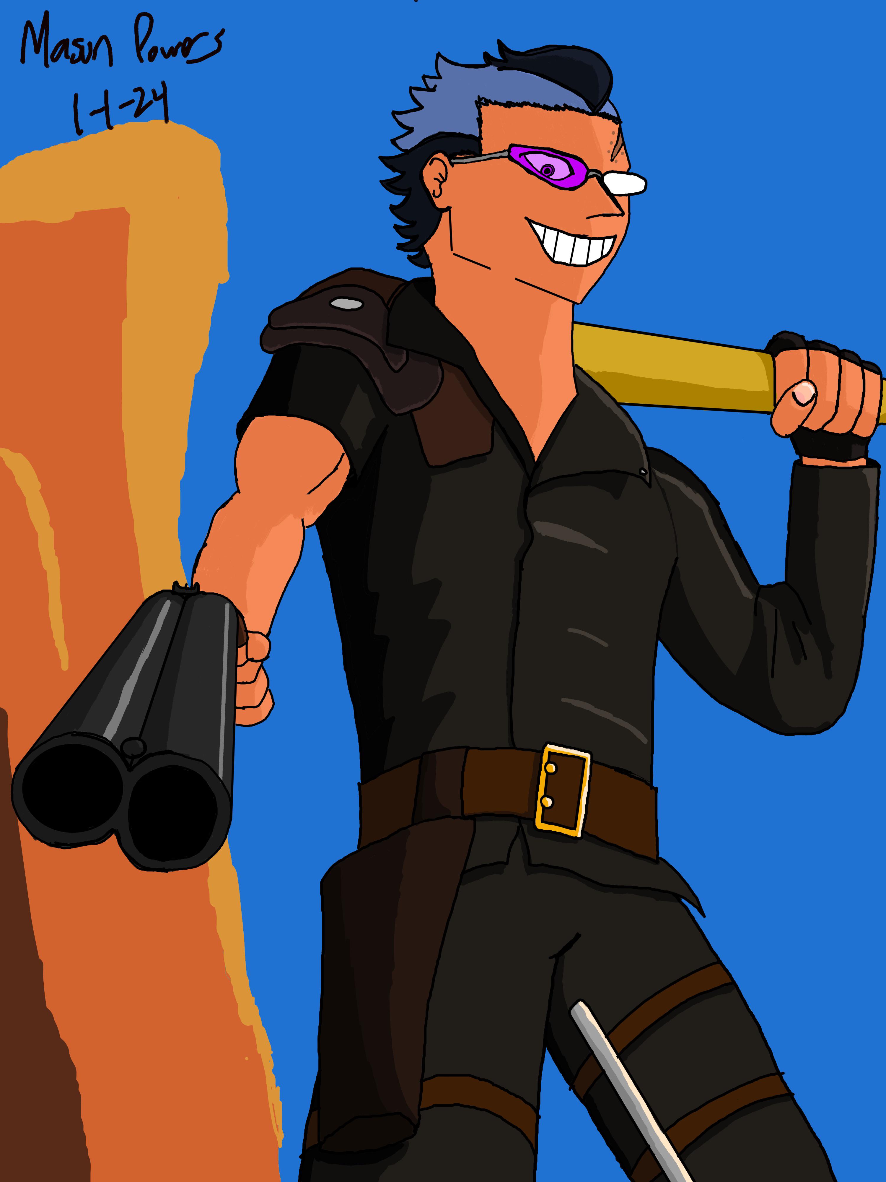 Magna Swing dressed as Max Rockystansky, by me | Scrolller