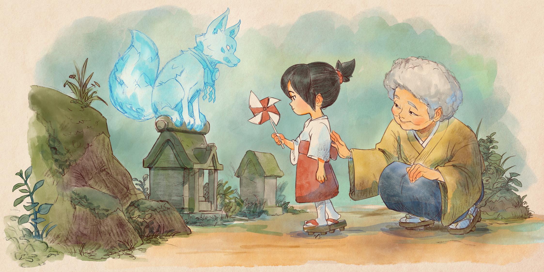 Overwatch 2 - Kiriko Origin Story by artist Will Murai | Scrolller