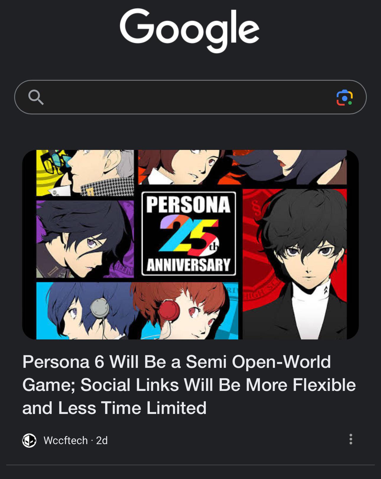 Persona 6? | Scrolller