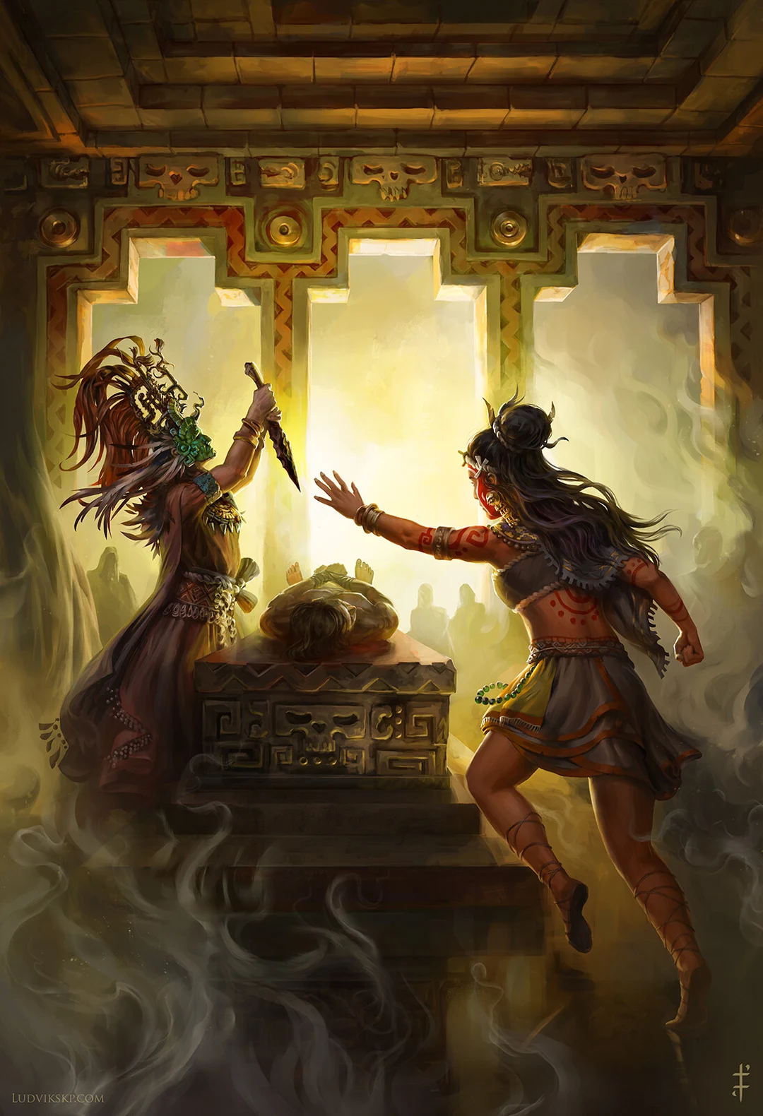 Victim of the Pyramid: Sacrifice by Ludvik Skopalik | Scrolller