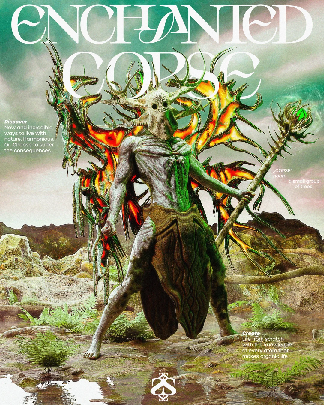 Enchanted Copse, SalvoIn3D, 3D, 2023 | Scrolller