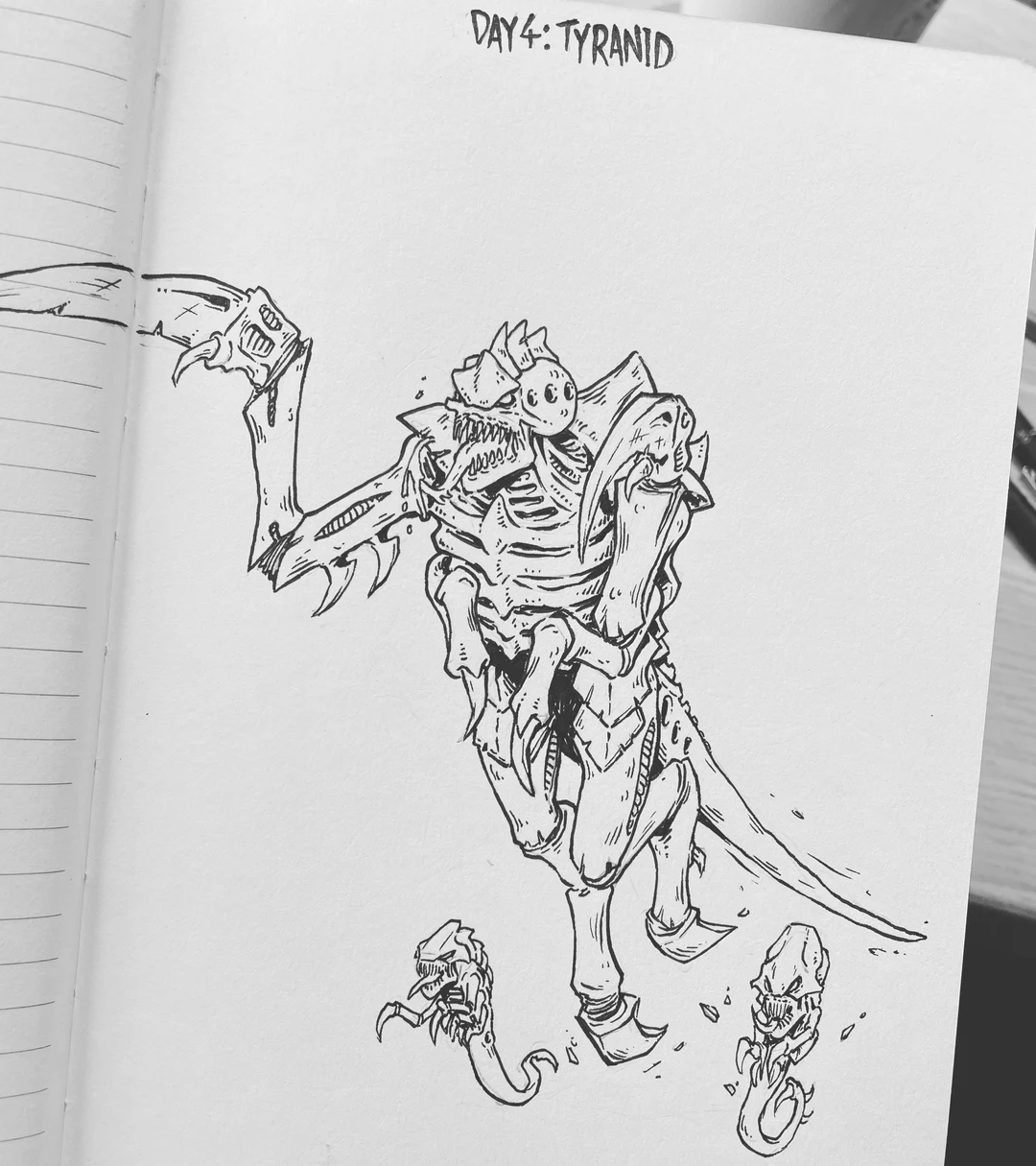 Day 4: Tyranid #40Daysof40k | Scrolller