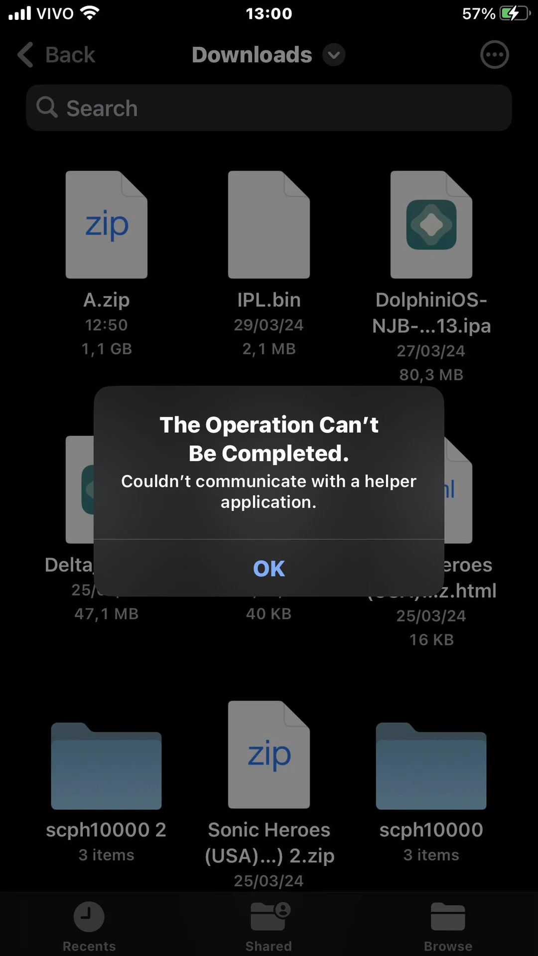 “The operation cant be completed” | Scrolller