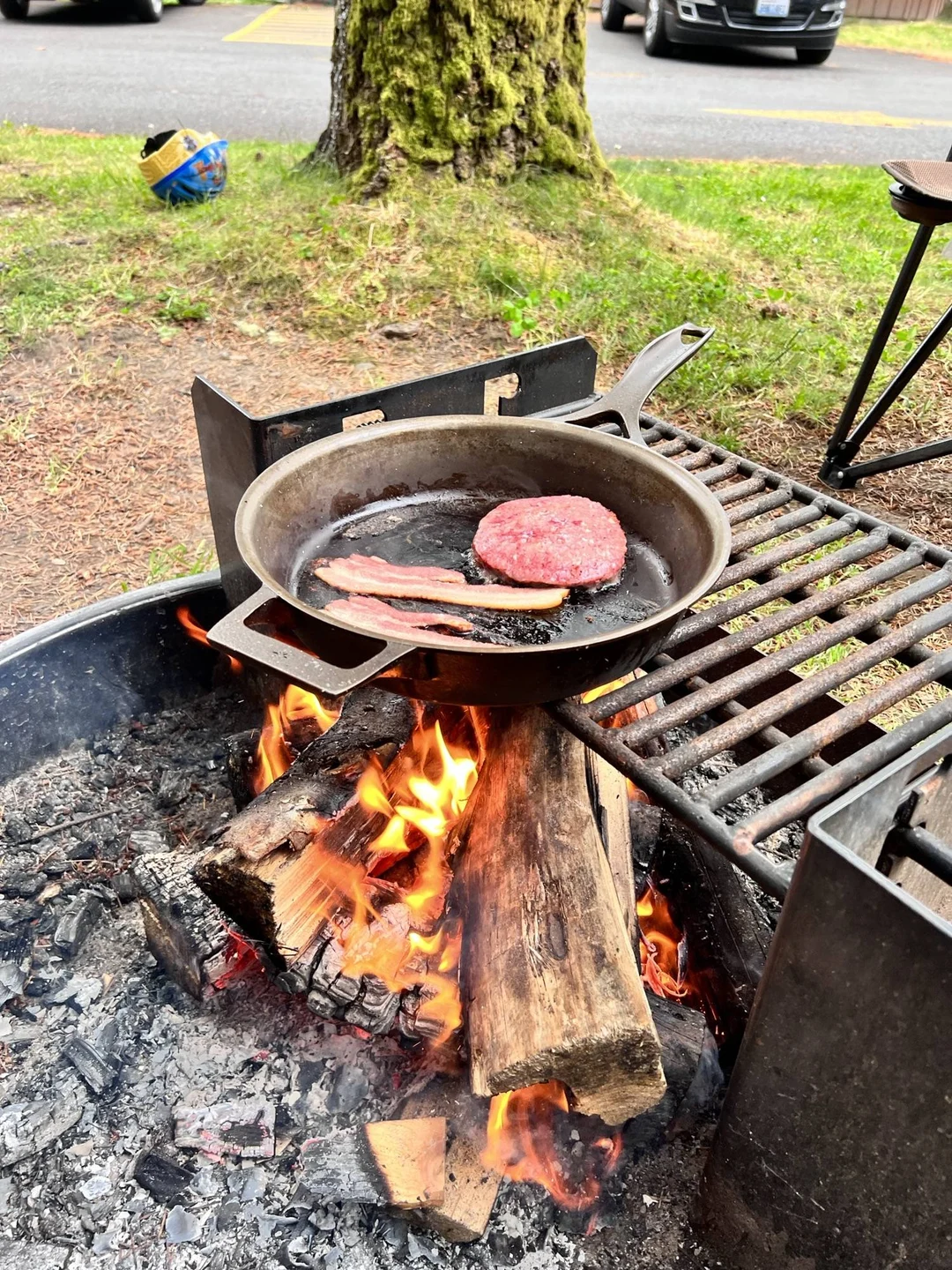 Over the campfire! | Scrolller