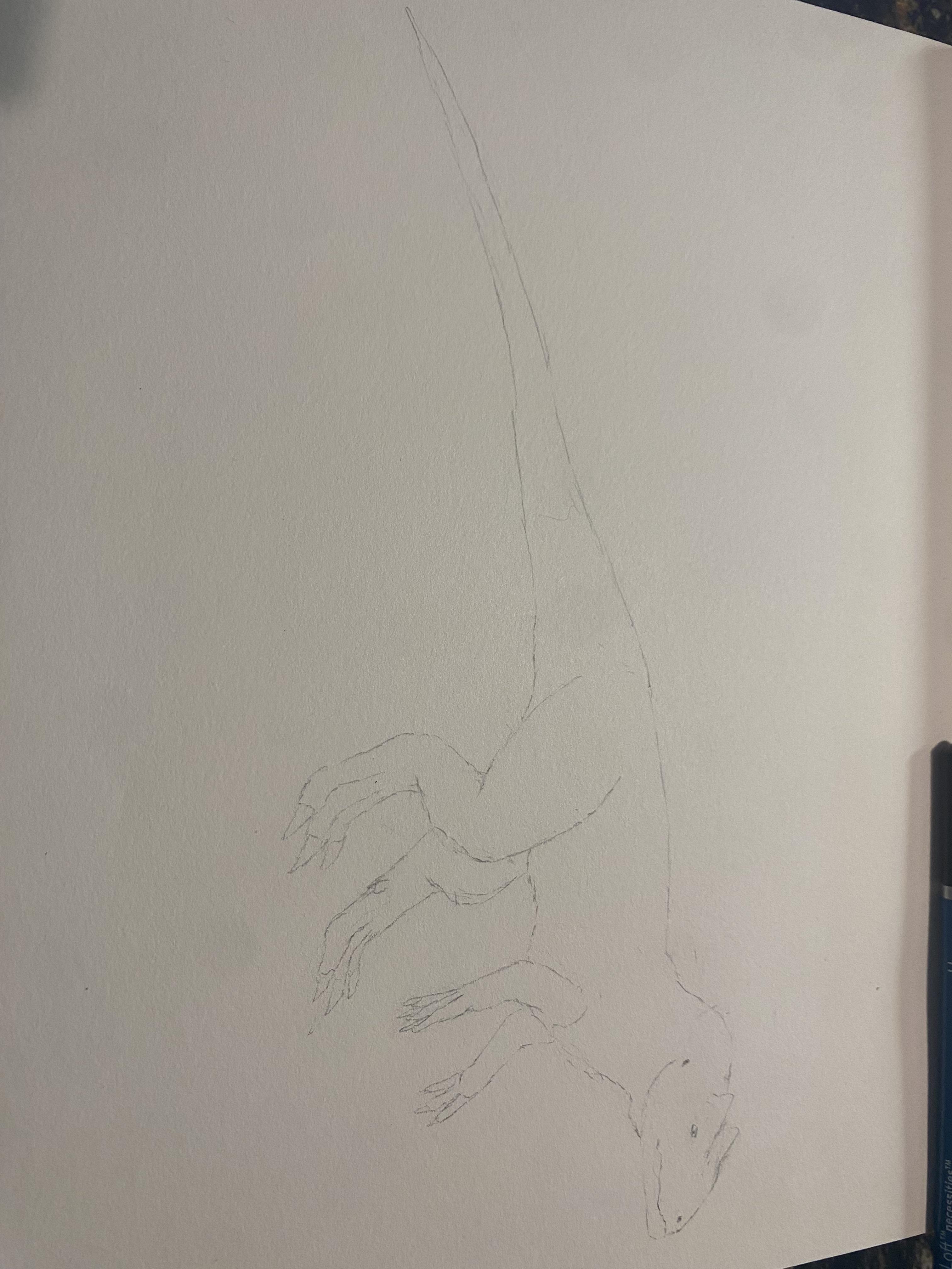 Any tips to make this look better before I add the details (it’s an allosaurus) | Scrolller