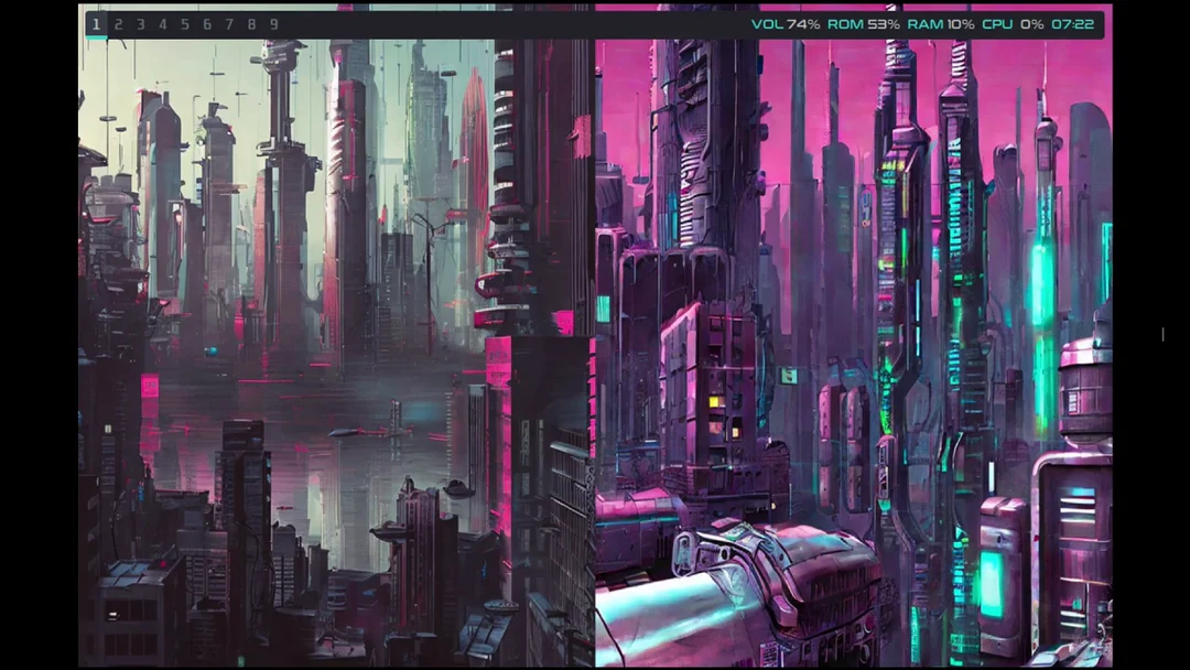 [AwesomeWM] Cyberdeck - Mouseless setup | Scrolller