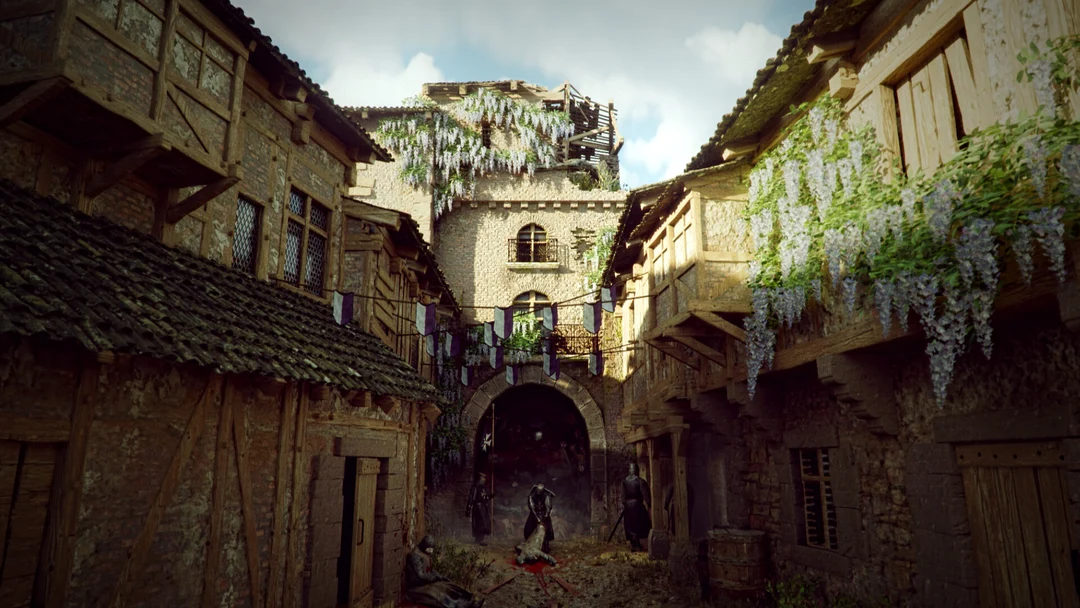 Medieval Tower - A Plague Tale Artstyle study by Léo Thiery | Scrolller