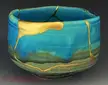 Turquoise bowl, Lakesidepottery, Gold Kintsugi technique, 2023 | Scrolller