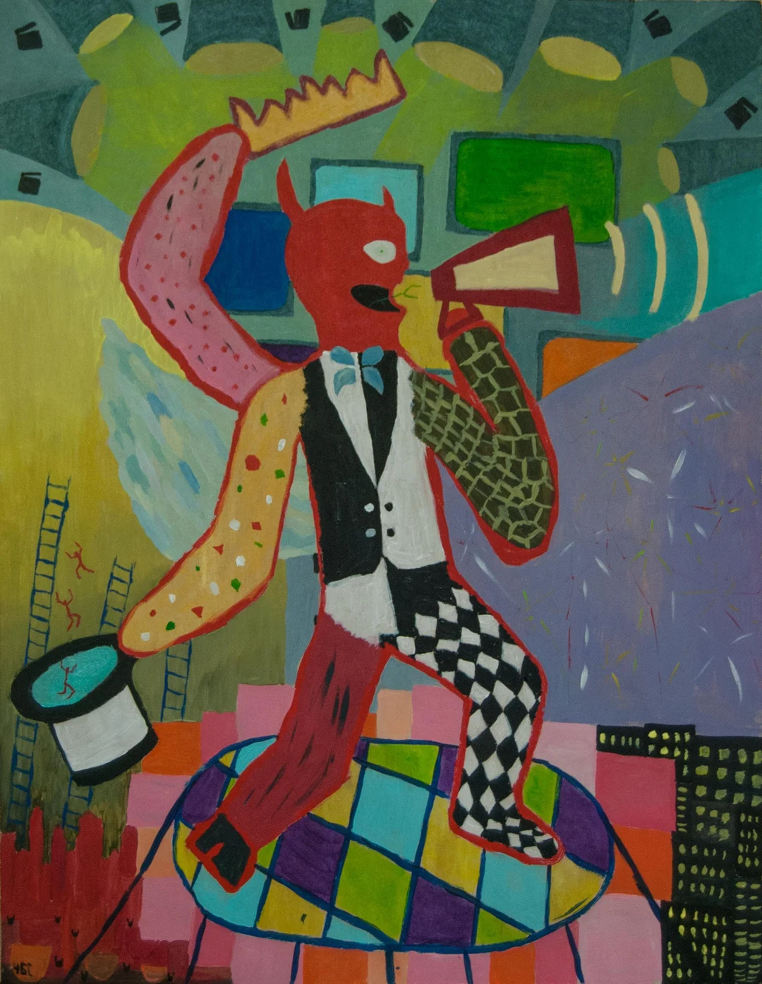 Showmaker, me, acrylic, 2022 | Scrolller