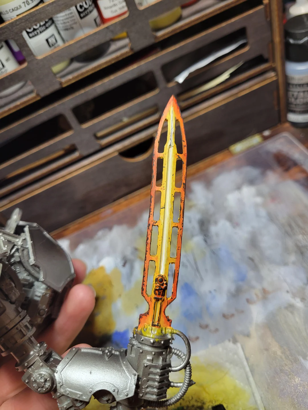 C&C welcome on this big molten blade for my Castigator. | Scrolller