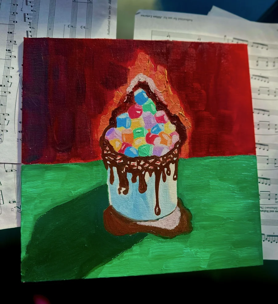 Hot coco but rainbow, Jilly's Healing Studio/Jillian Leturno, Oil, 2024 | Scrolller
