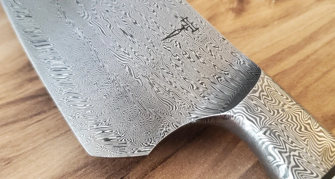 Composite Mosaic and Twist Damascus, Damascus Steel, me, 2022. | Scrolller