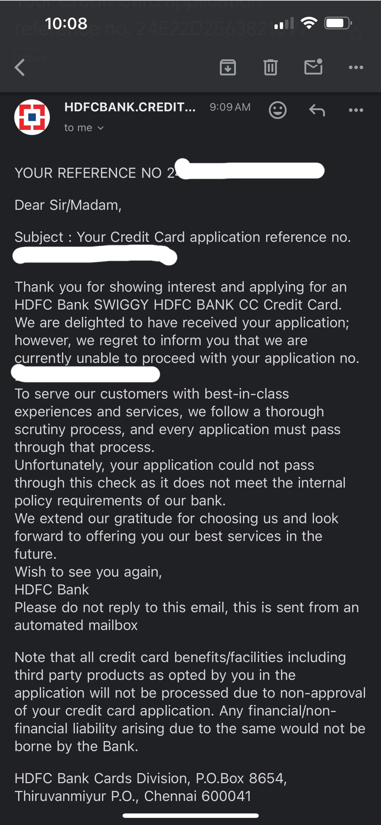 Finally Got A Response So It’s Rejected | Scrolller