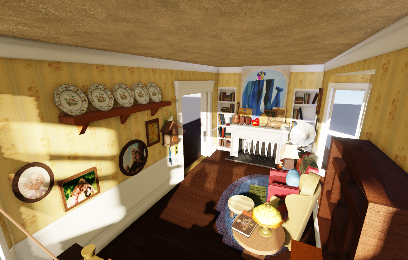 Up house interior (WIP) | Scrolller