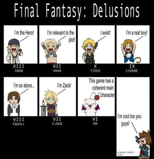 Final Fantasy Delusions meme | Scrolller