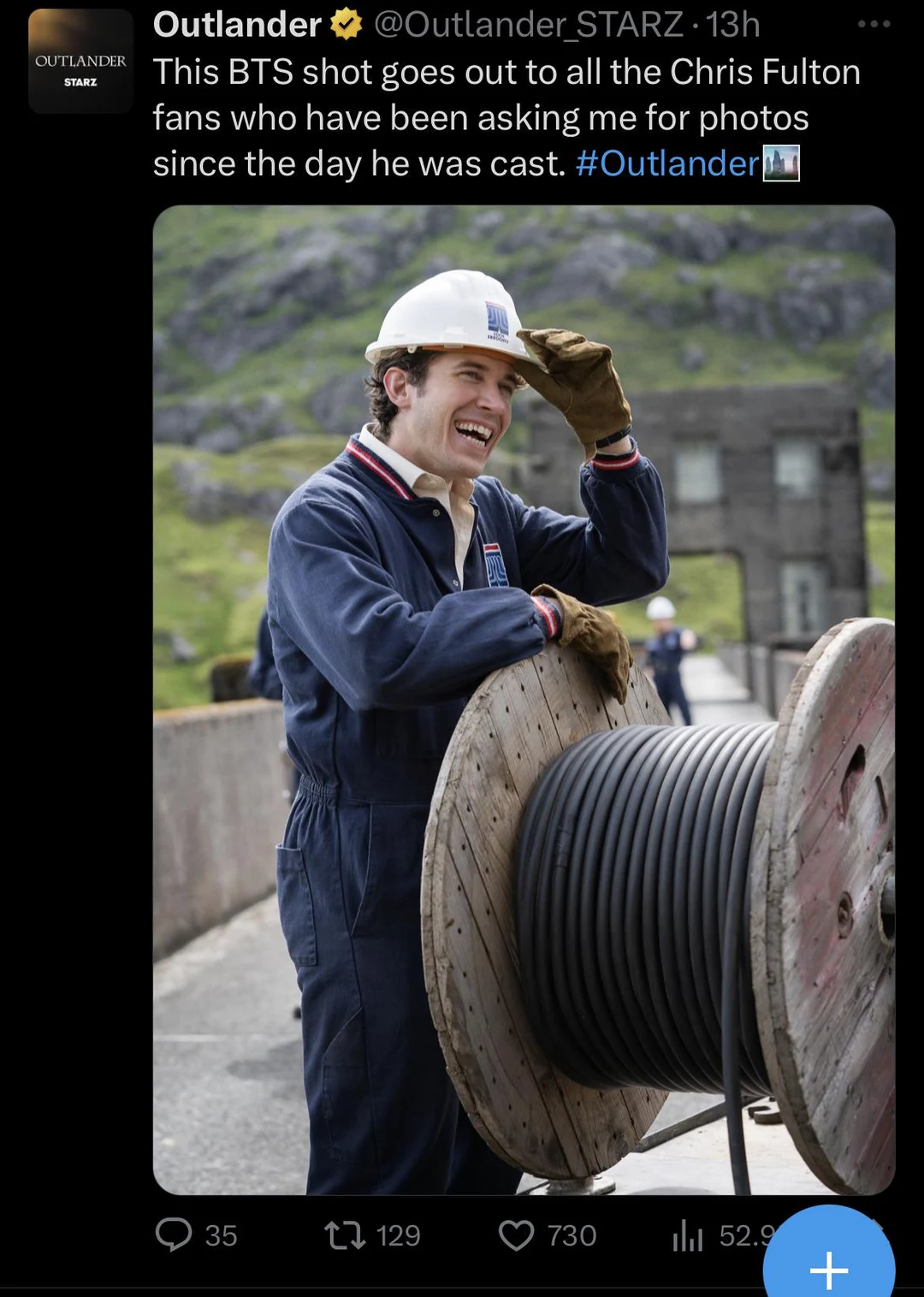 Rob Cameron BTS Photo | Scrolller