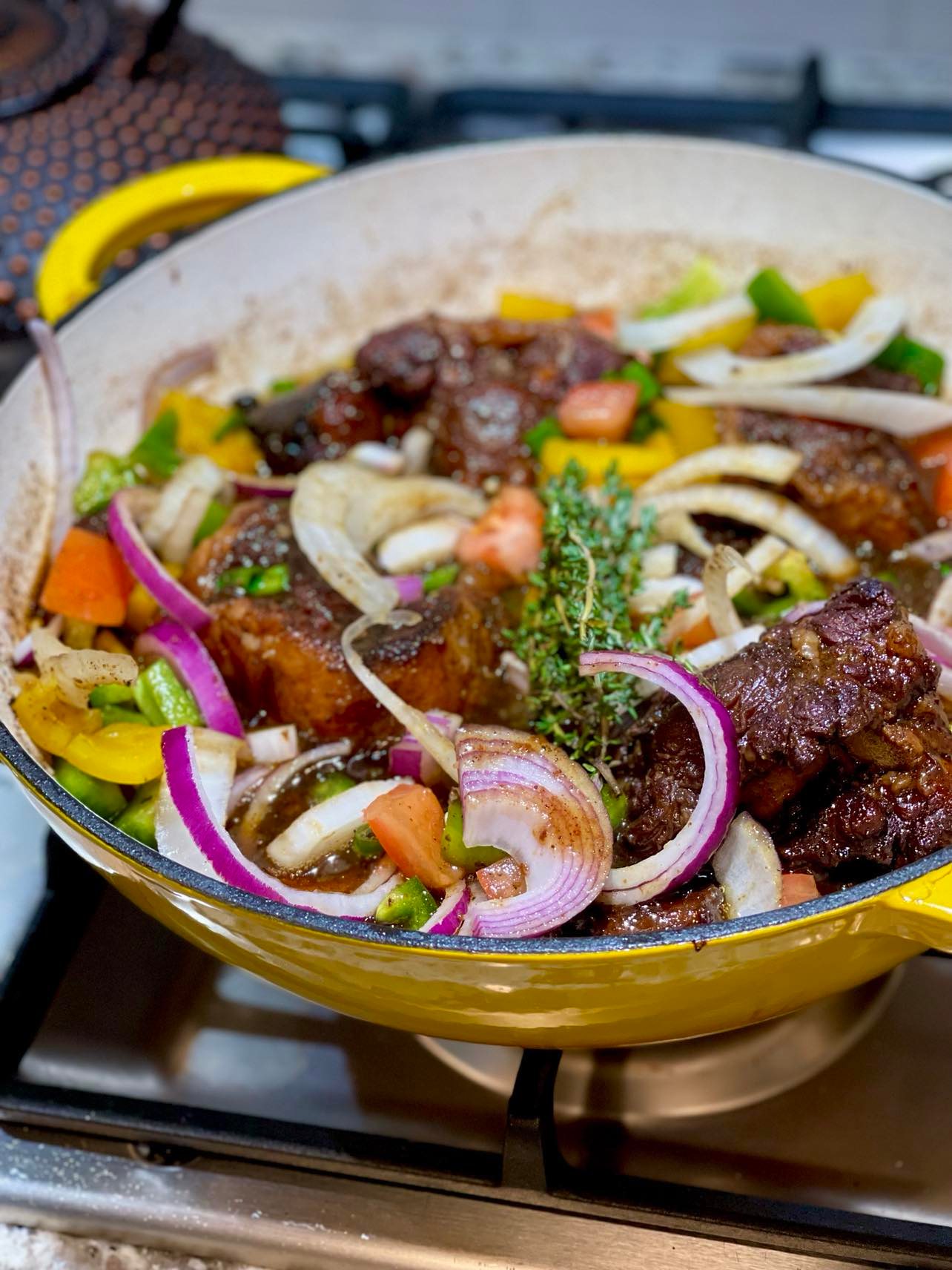 [Homemade] Jamaican oxtail with rice and peas | Scrolller