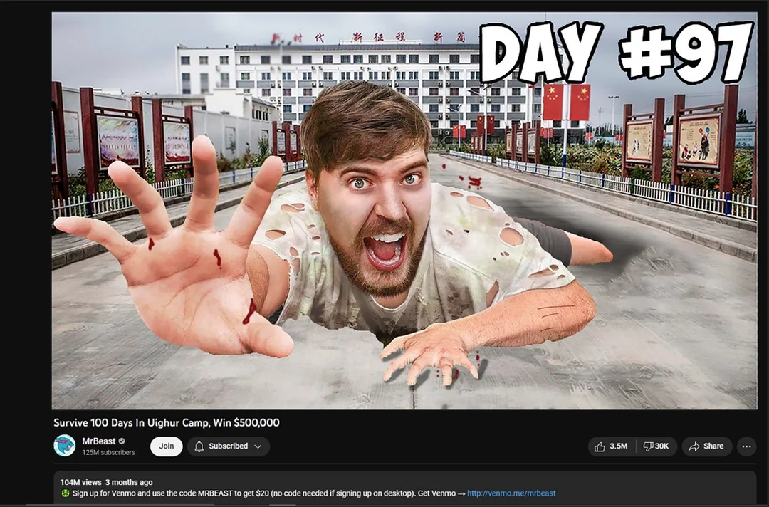 MrBeast visits Xinjiang! | Scrolller