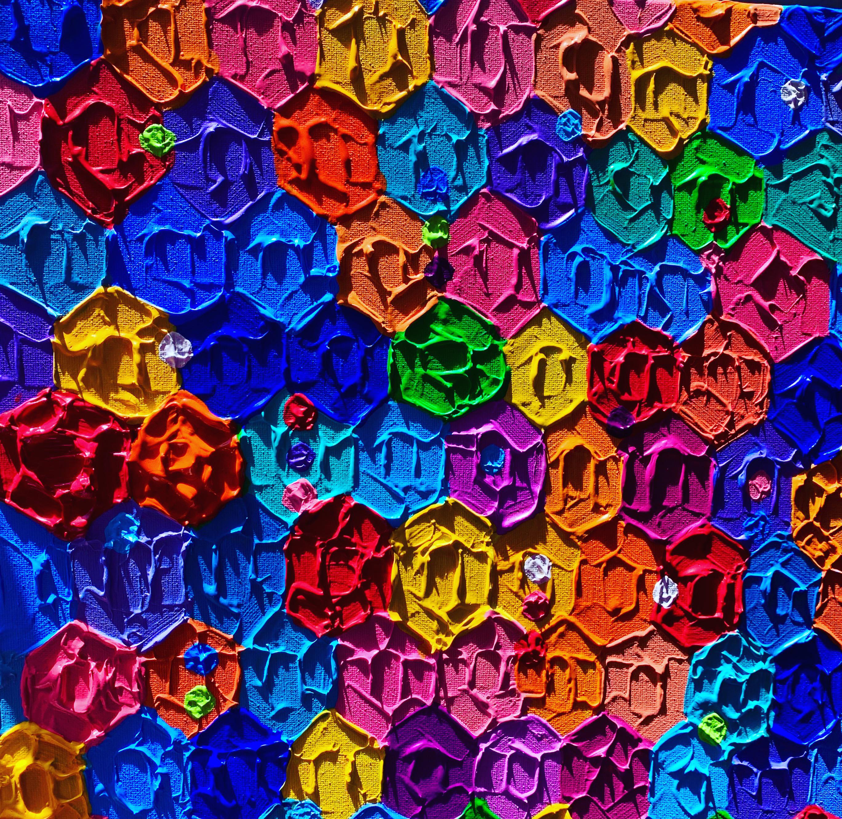 I made a thick abstract painting | Scrolller