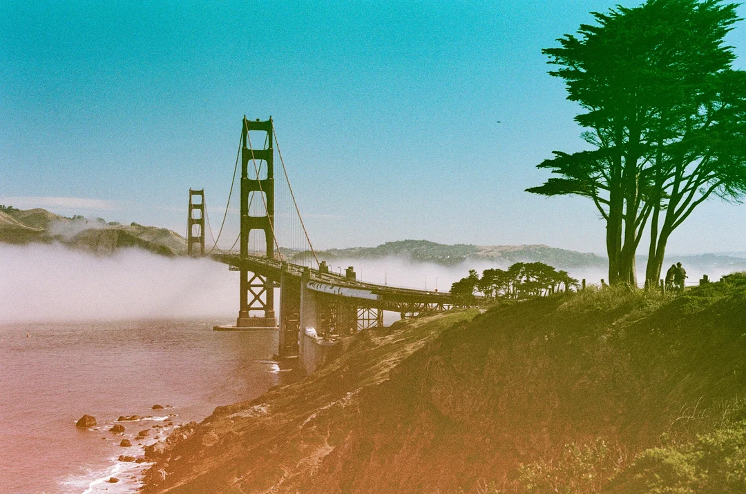 Golden Gate Bridge - San Francisco, CA - Shot on Kolor 400 35mm film | Scrolller