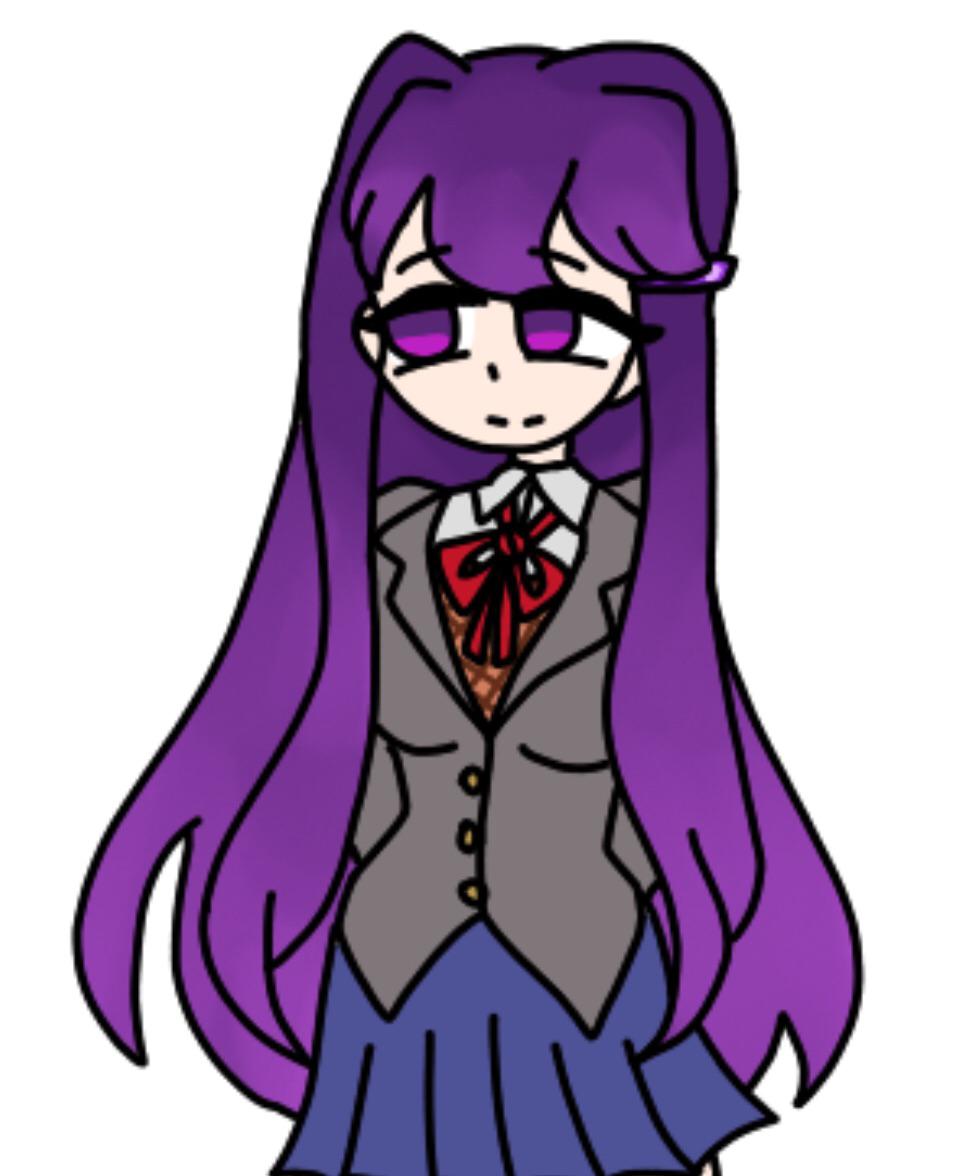 I drew the DDLC girls in my style :D | Scrolller