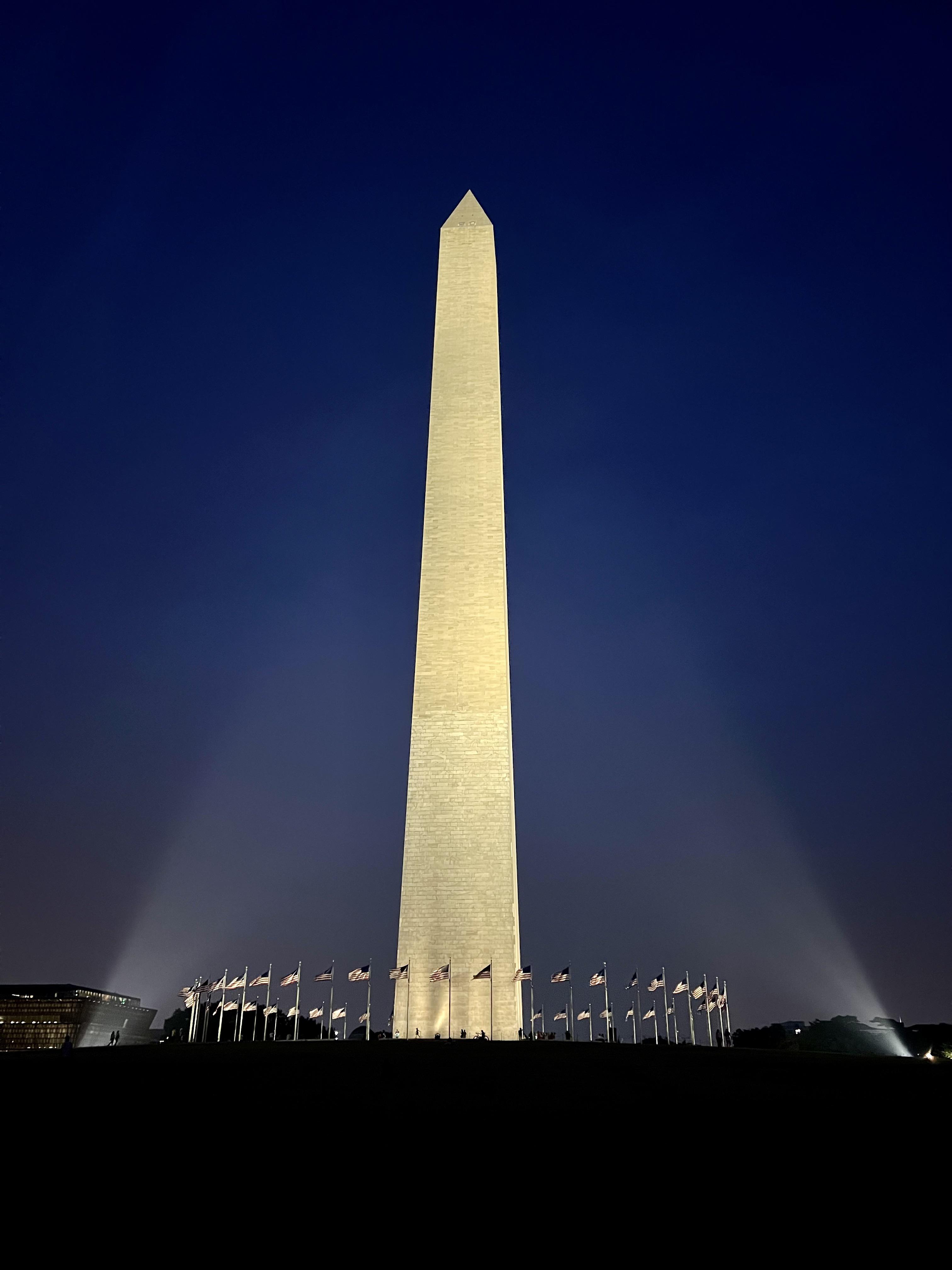 Washington Monument at Night | Scrolller