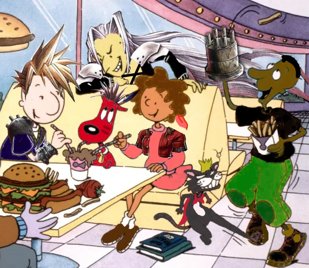 Final Fantasy VII but it's Nickelodeon's Doug [by me] | Scrolller