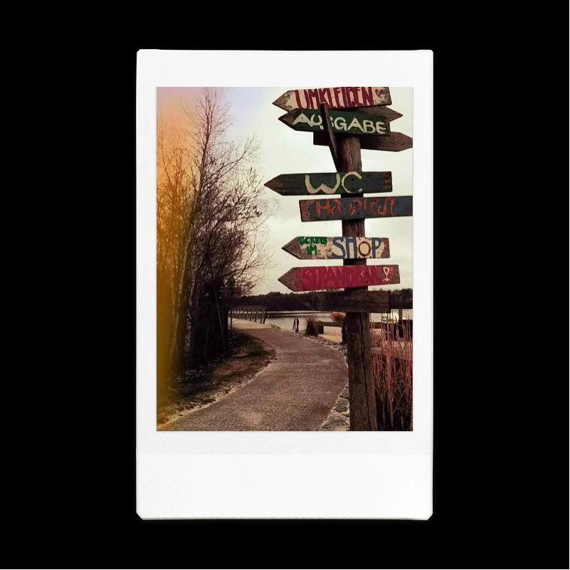 „Signs“ Shot with Instax Mini Evo | Scrolller