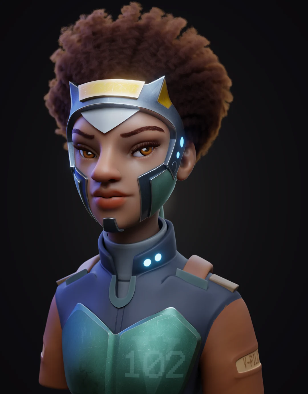 V-Pilot, Me, Digital 3D, 2022 | Scrolller