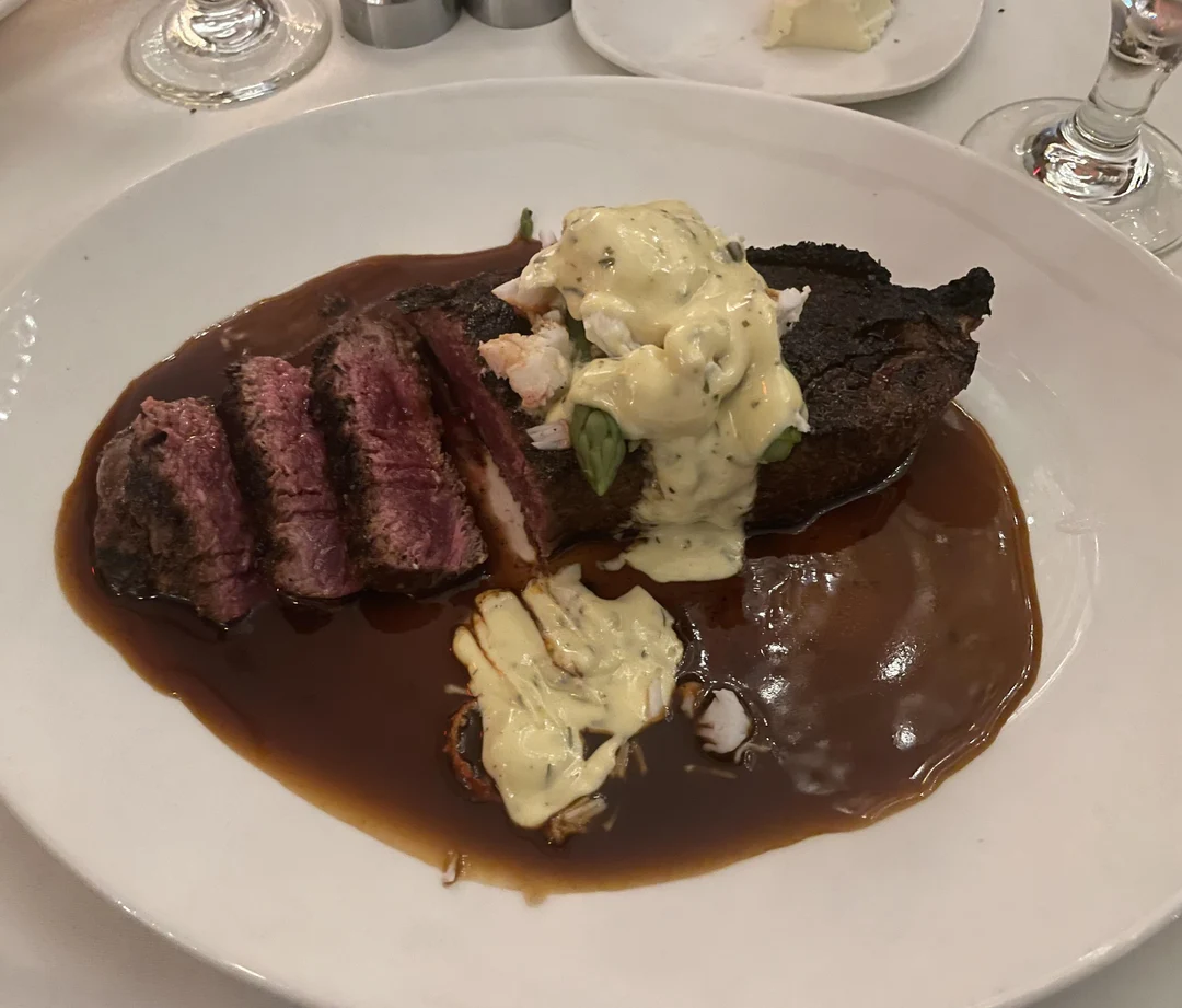 Jeff Ruby’s 14 day dry aged NY Strip. | Scrolller