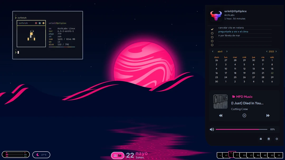 [I3] and eww setup | Scrolller