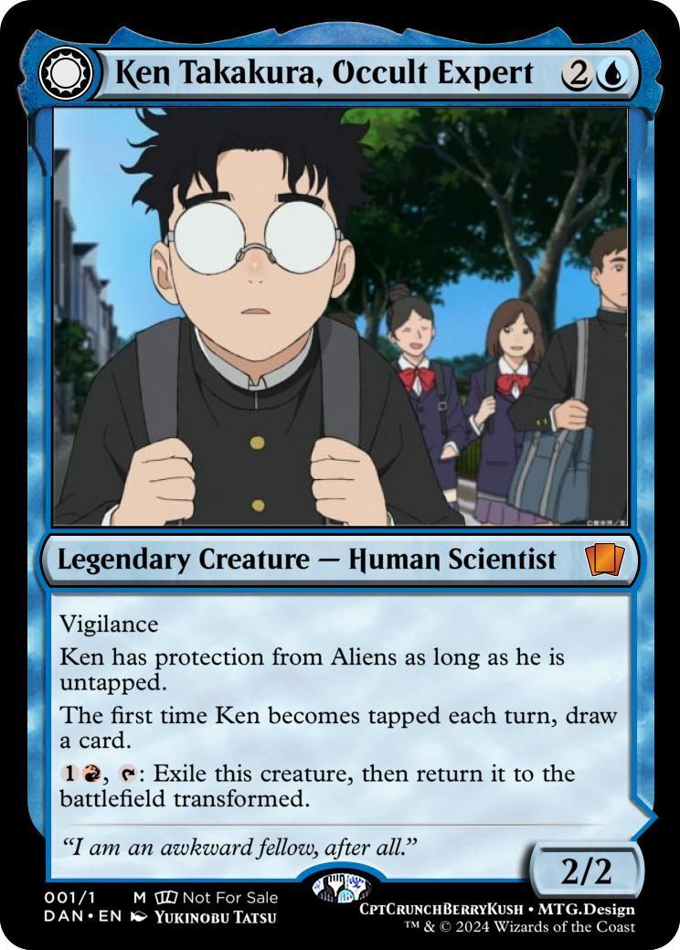 Momo & Okarun as MTG cards | Scrolller