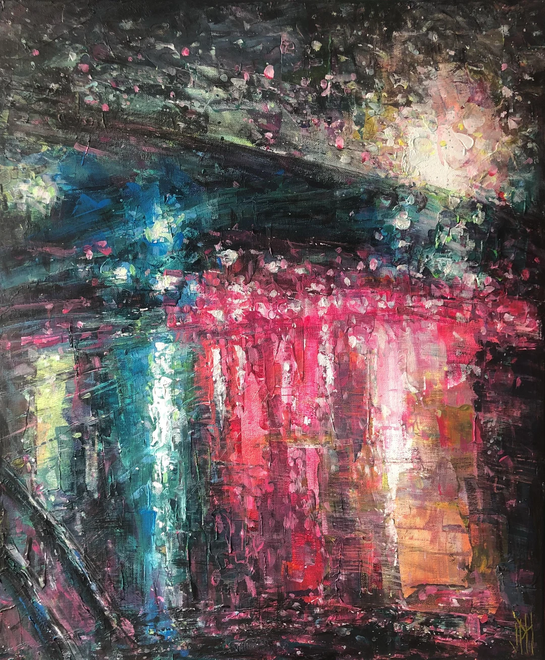 “Clearing”, JPH, acrylic, 2024. | Scrolller