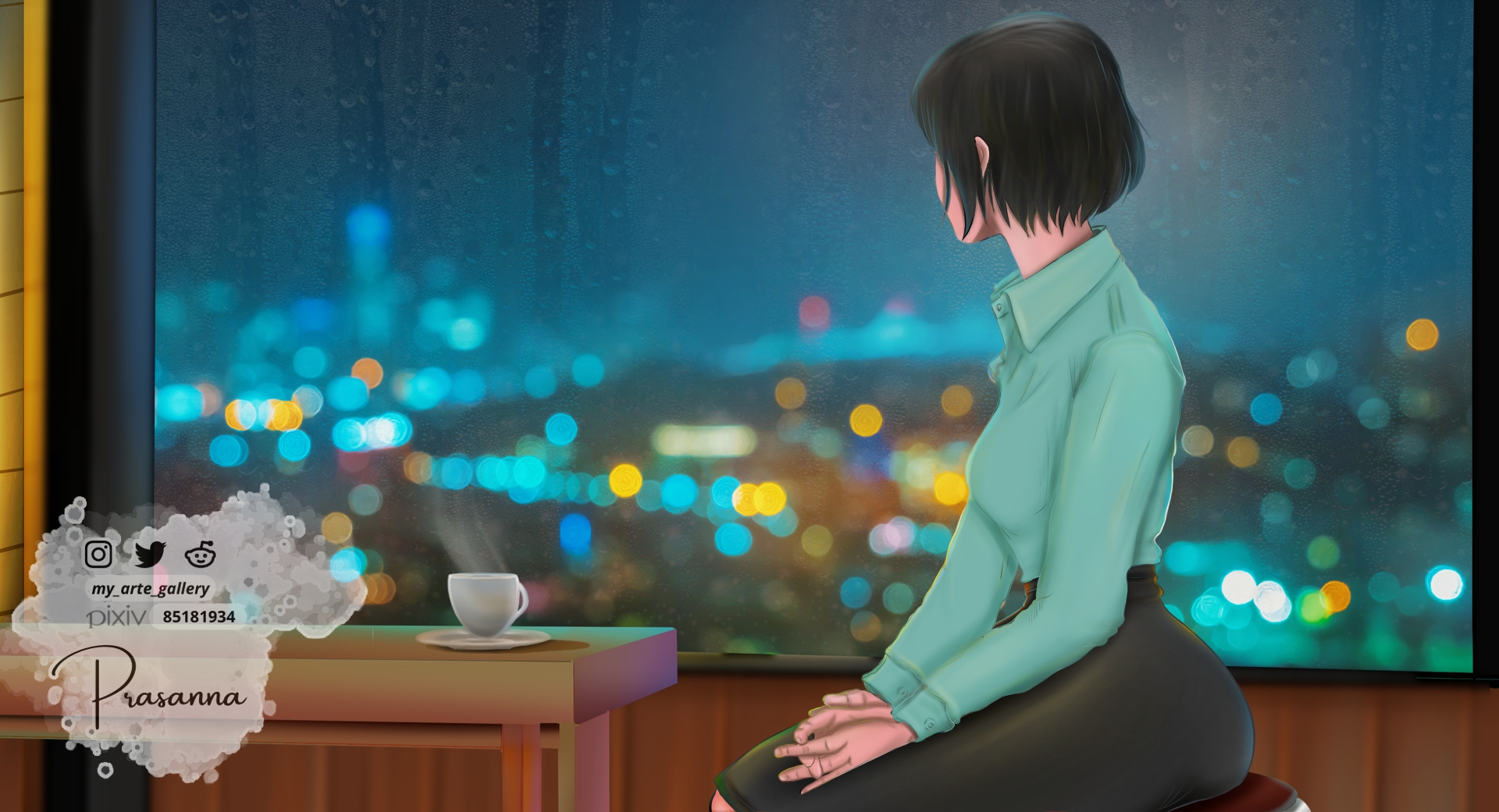 [OC] Girl in cafe. | Scrolller