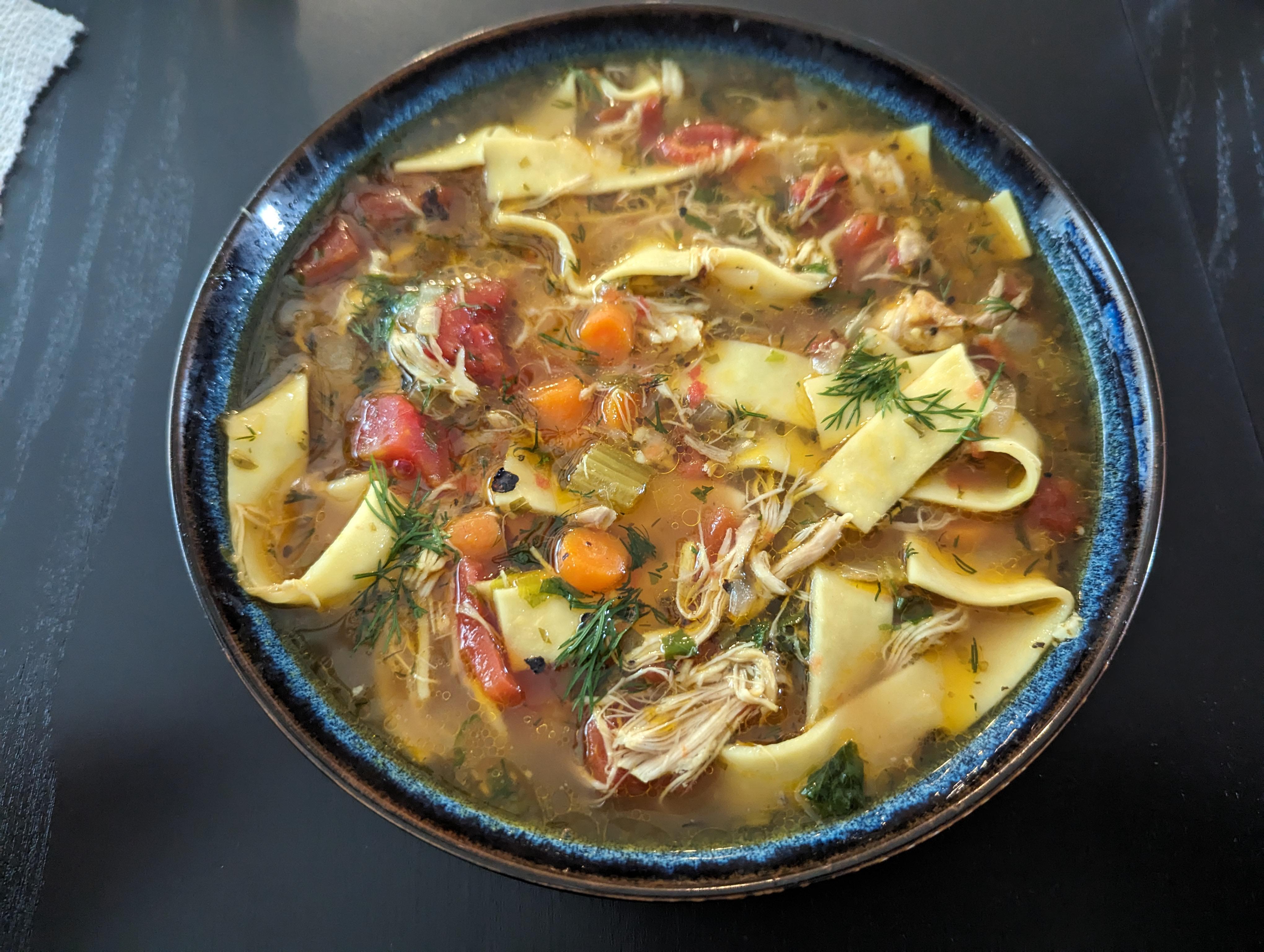 [homemade] chicken noodle | Scrolller