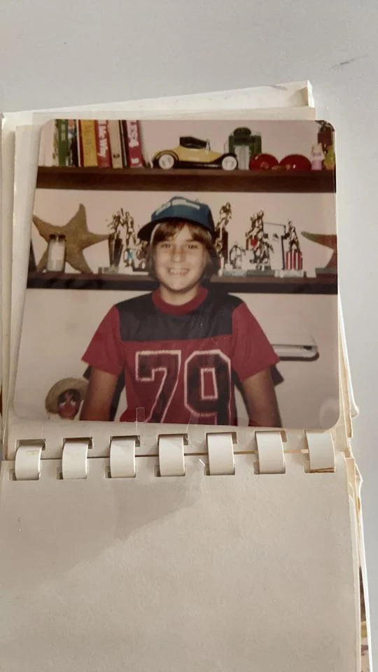 Early teens in front of my buddy Chris’ “trophy wall” circa 1984 | Scrolller