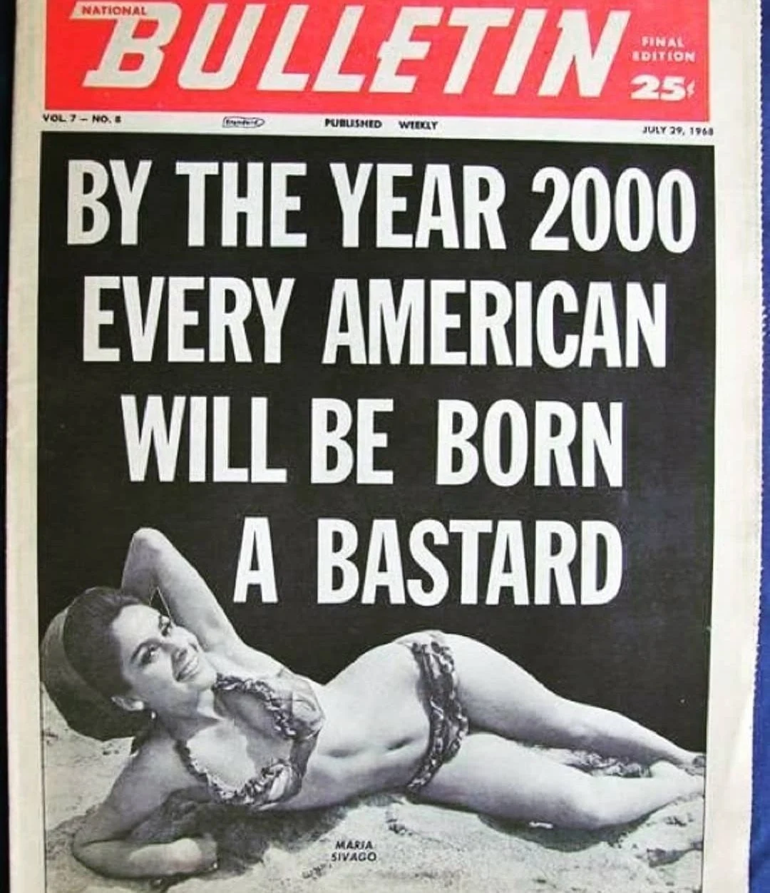 Bulletin magazine predicting the future in 1968. | Scrolller