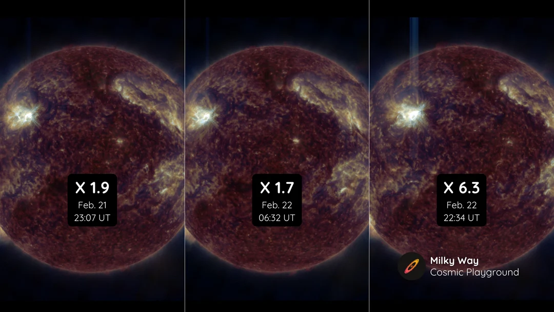 Discover more like Spaceporn: Sunspot region AR13590 released 3 X-class solar flares in less ...