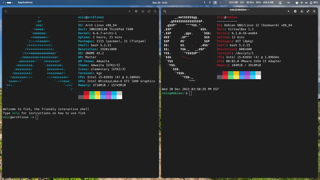 [GNOME] Arch with Debian! Beautiful & Powerful | Scrolller