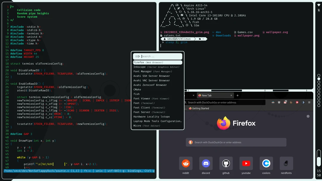 [Hyprland] Still in love with wayland, no issues so far. | Scrolller