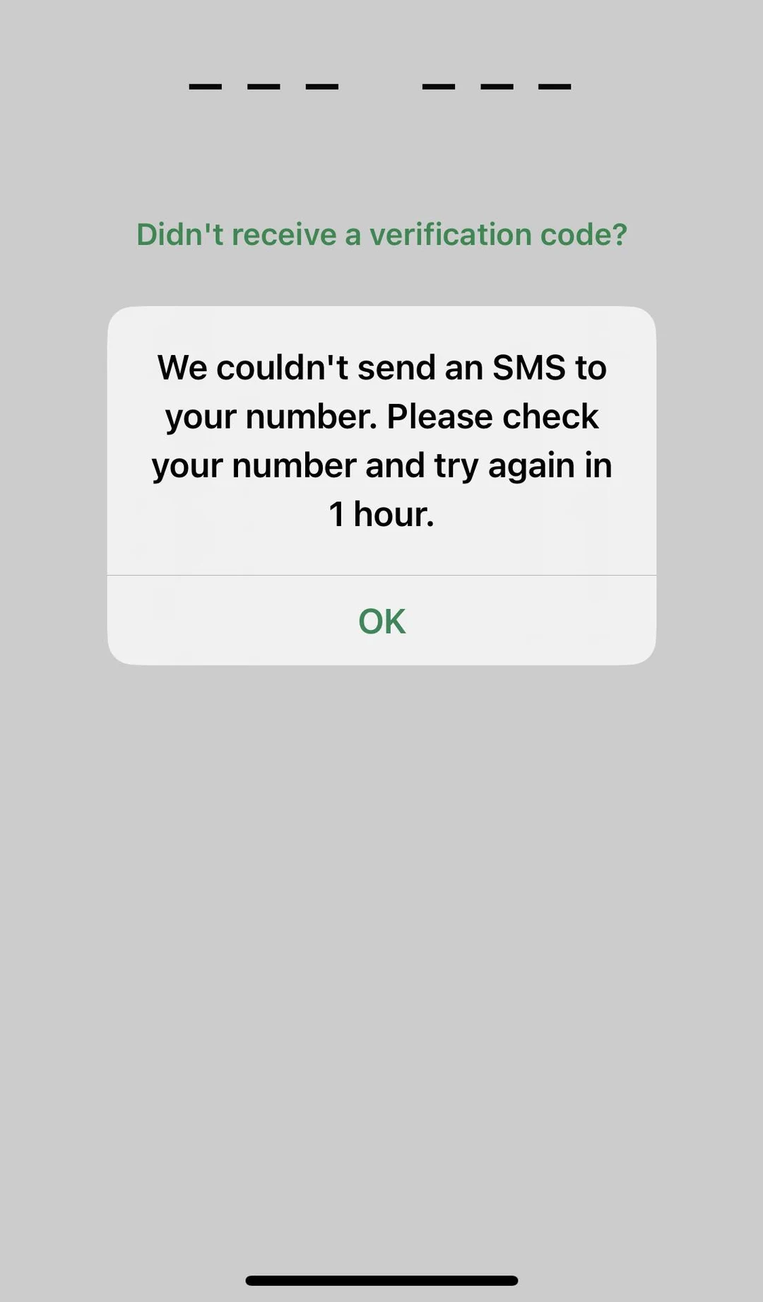 Cannot receive verification code on whatsapp | Scrolller