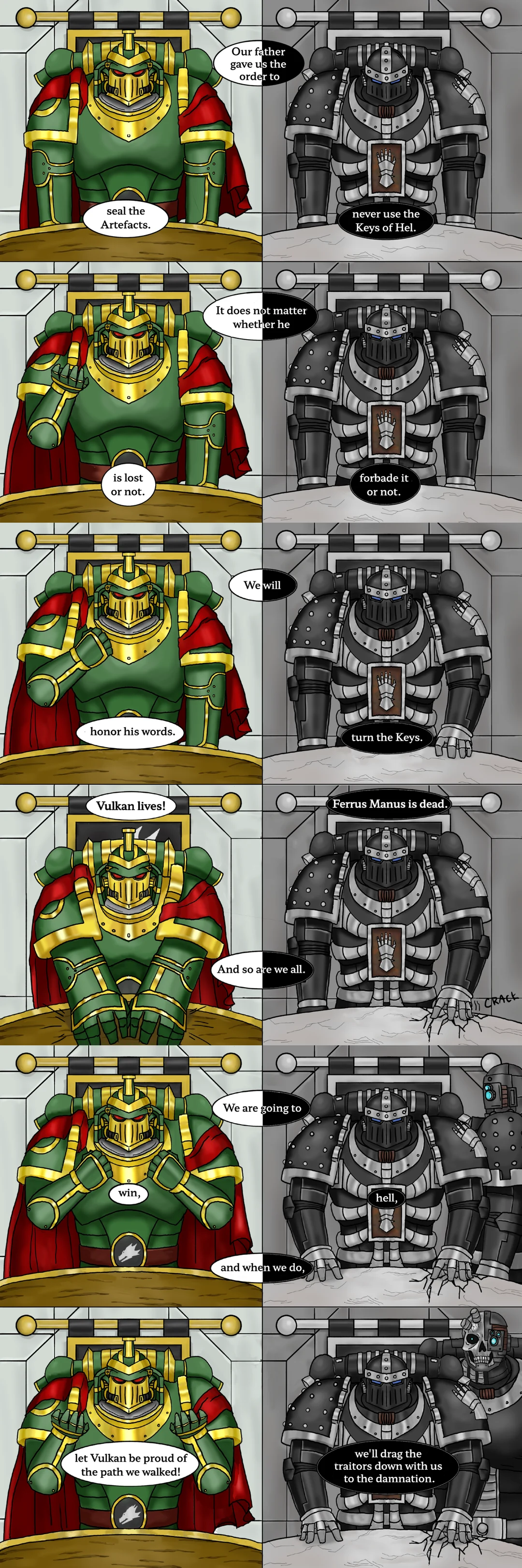 Salamanders and Iron Hands after Drop Site Massacre | Scrolller