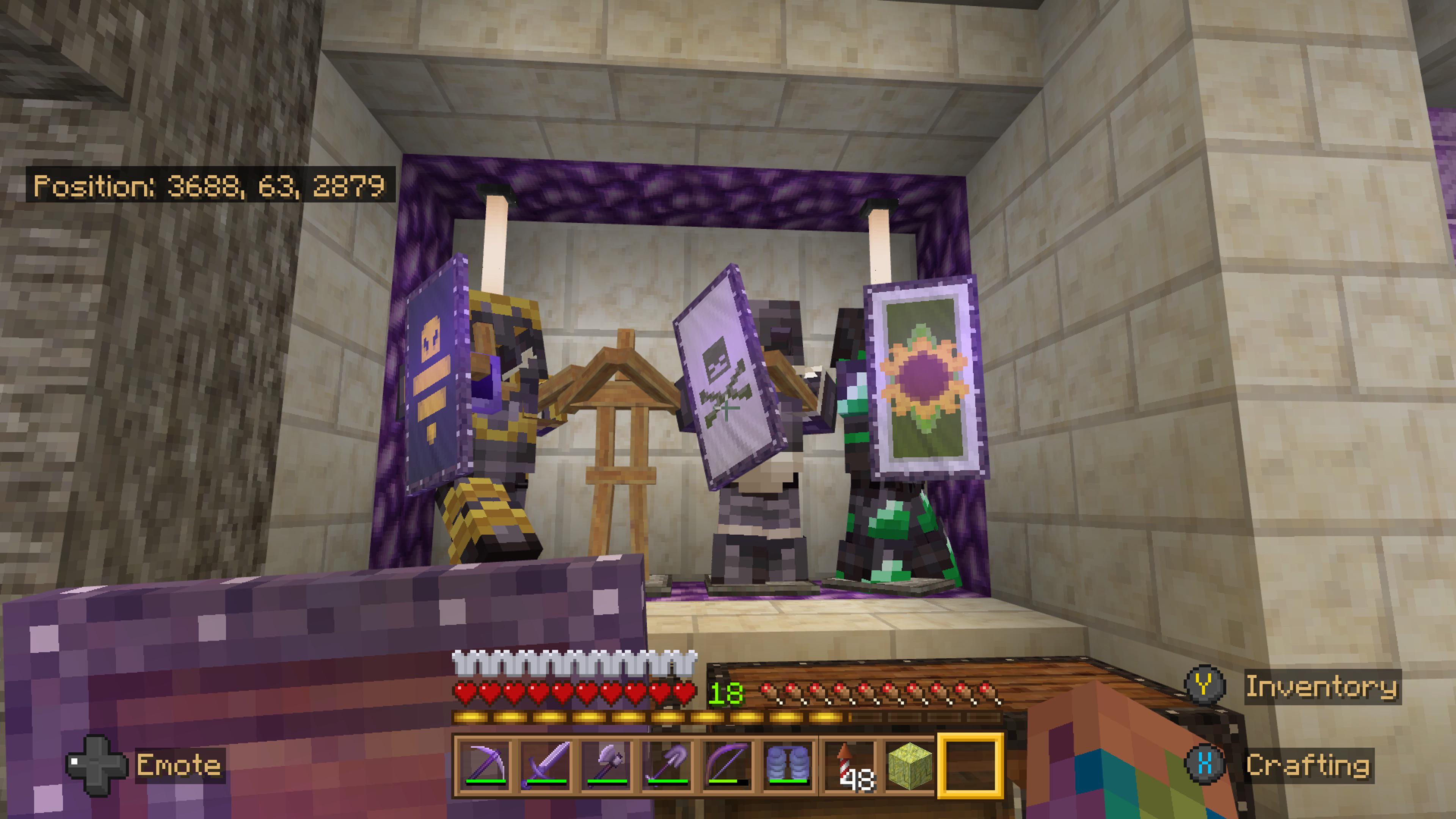 My mom and her matching shields to her armor | Scrolller