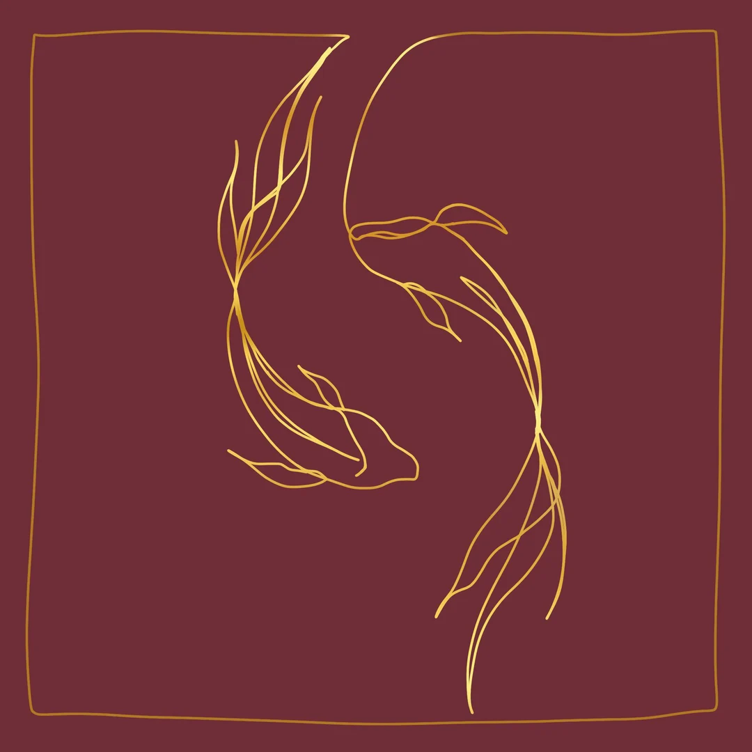 Pisces, 12cc(me), one line art, 2023 | Scrolller