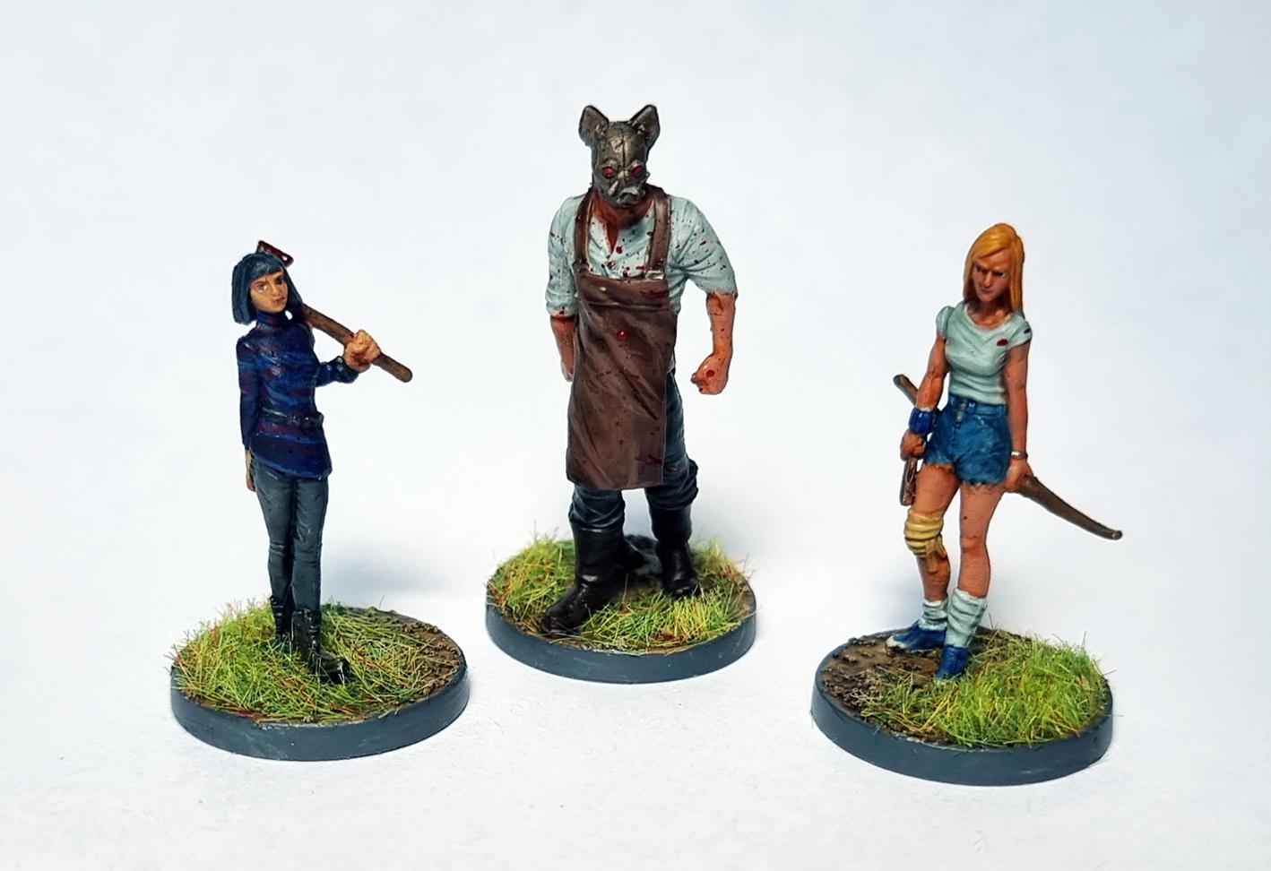 Painted up the Final Girl minis for Happy Trails Horror | Scrolller