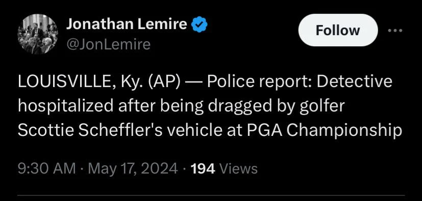 Detective hospitalized | Scrolller