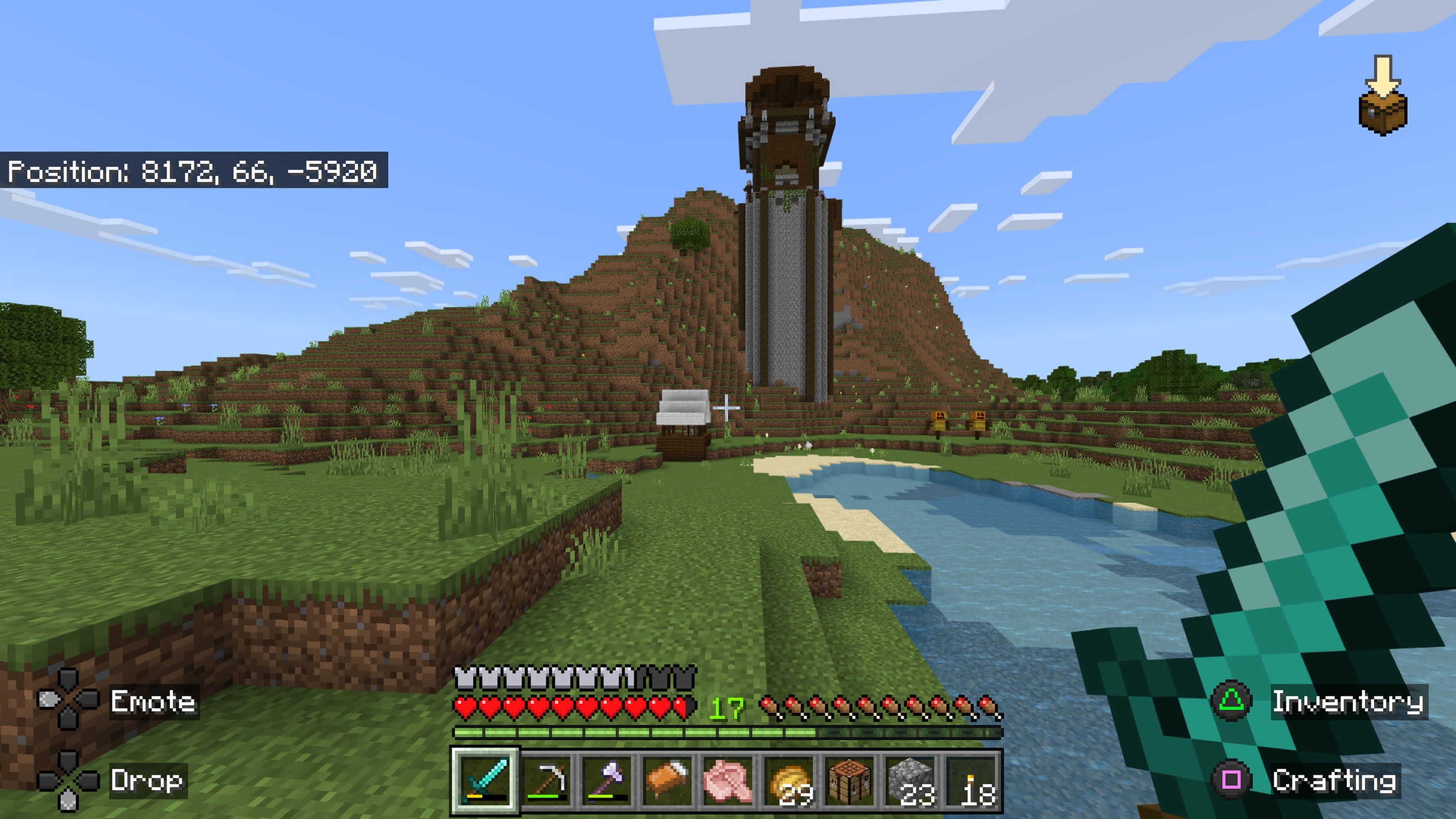 Insanely tall pillager outpost | Scrolller